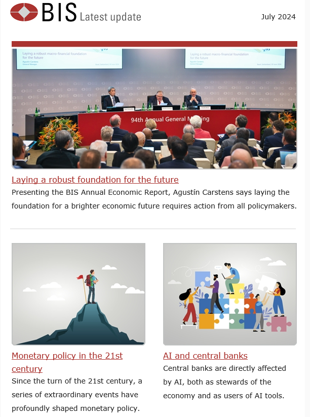 BIS monthly newsletter